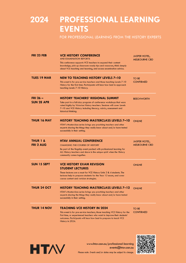 Professional Learning Events - HTAV